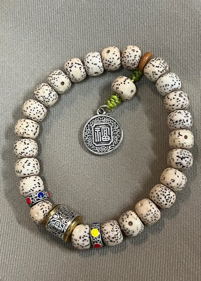 Chic Pipal Tree Seed Fu character Charm Bracelet – SooLinen