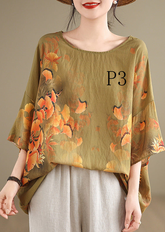 Plus Size Oversized Print Linen Tank Tops Summer – SooLinen