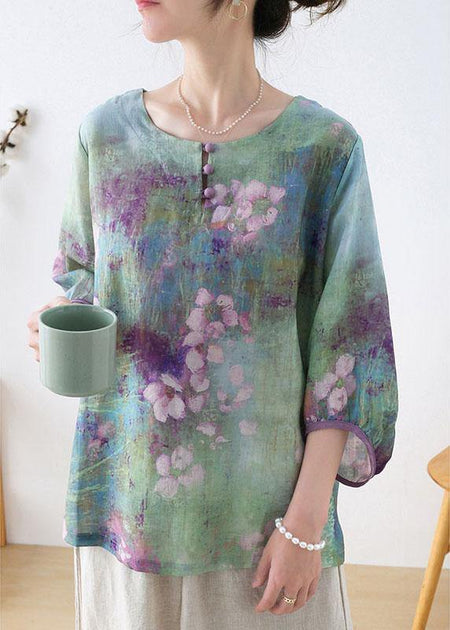 half sleeved linen tops & cotton blouses – Page 4 – SooLinen